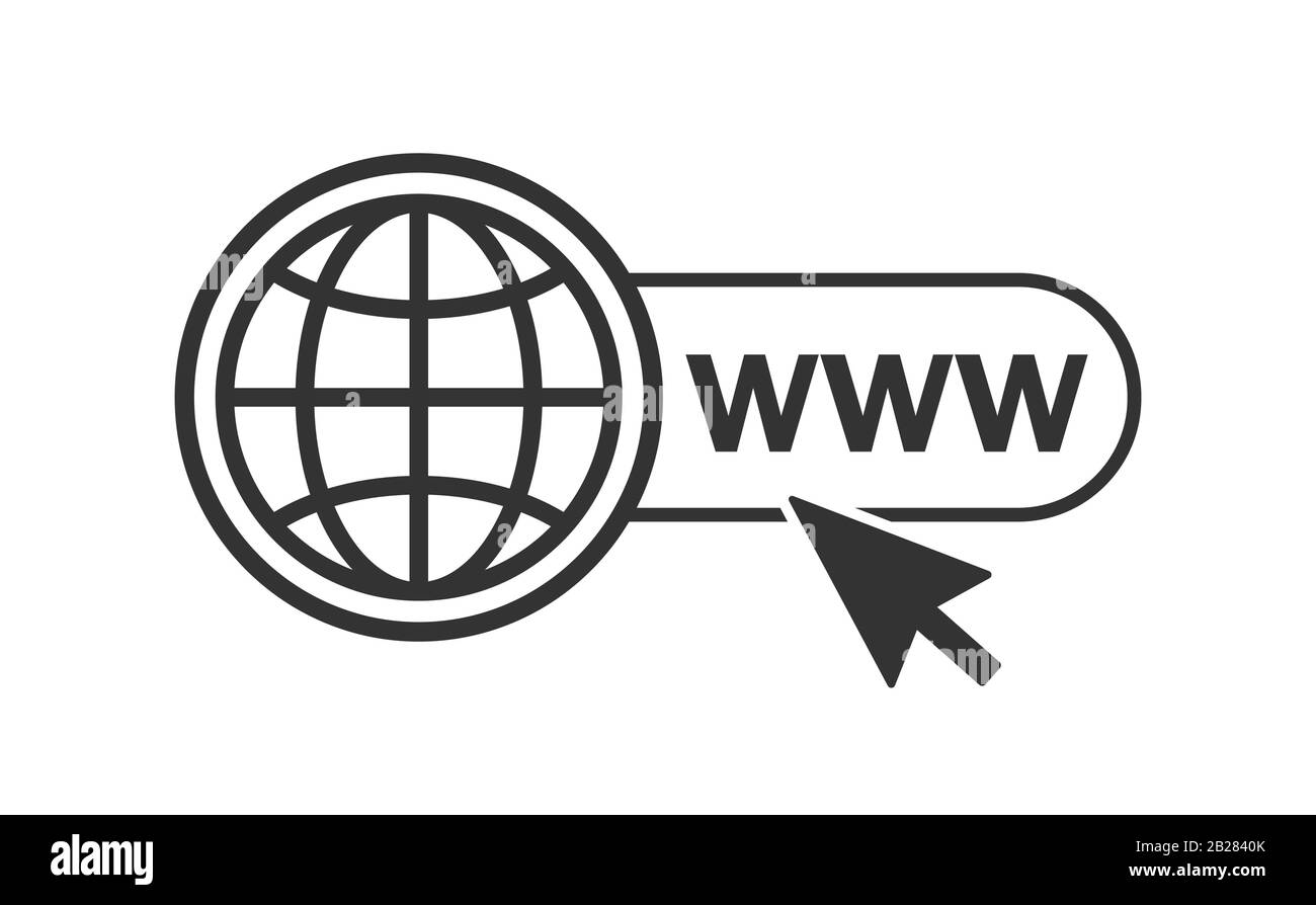 Website Icon. Vector www icon Stock Vector Image & Art - Alamy