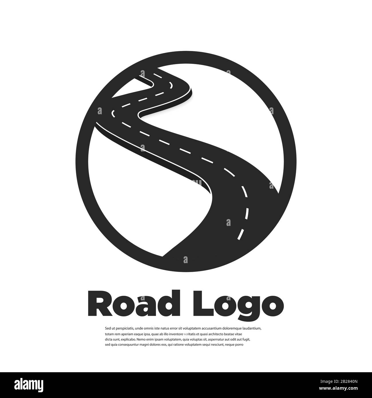 Road marking vector vectors Cut Out Stock Images & Pictures - Alamy