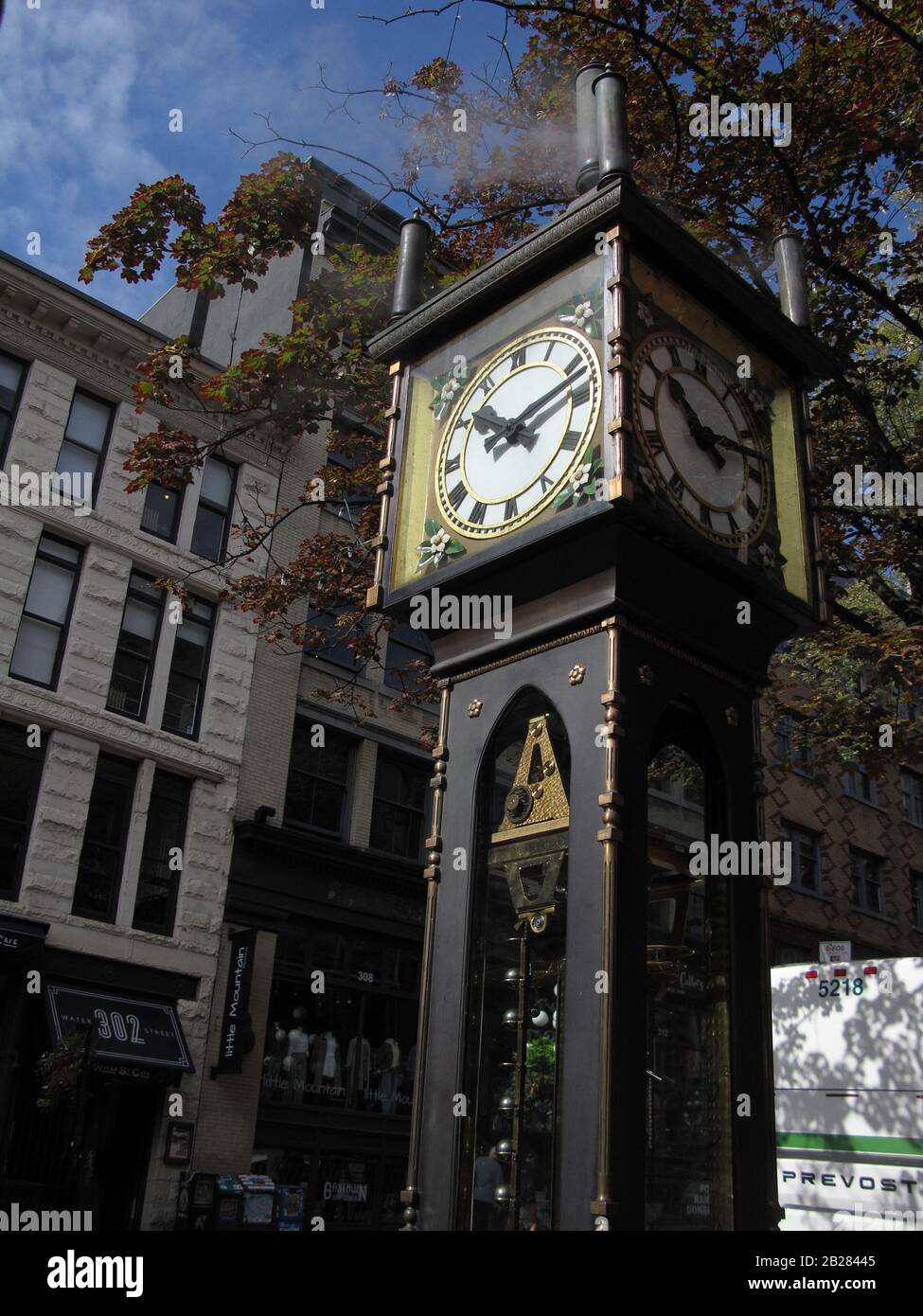 Gastown Steam Clock, Vancouver Stock Photo - Alamy