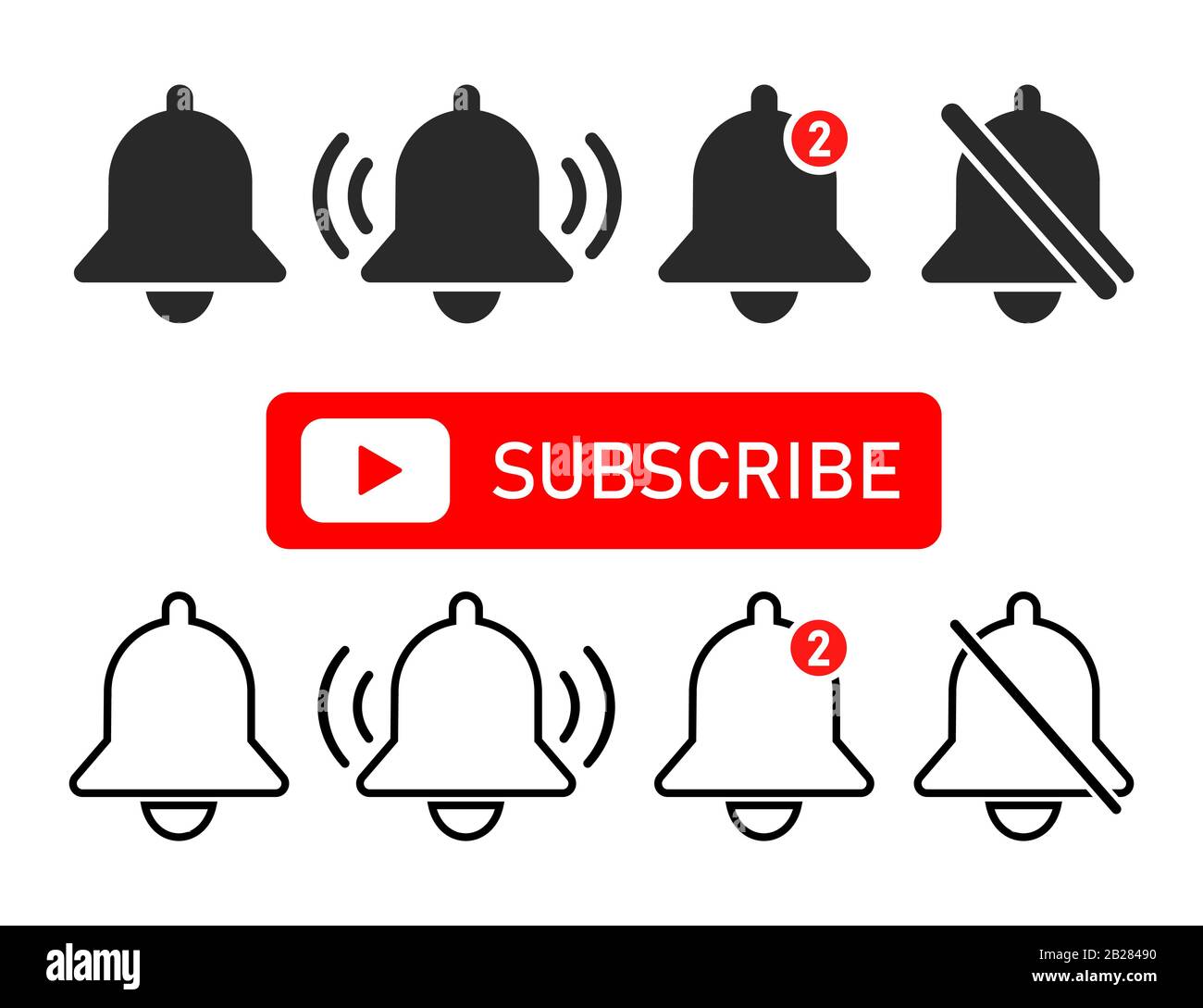 Notification mute Cut Out Stock Images & Pictures - Alamy