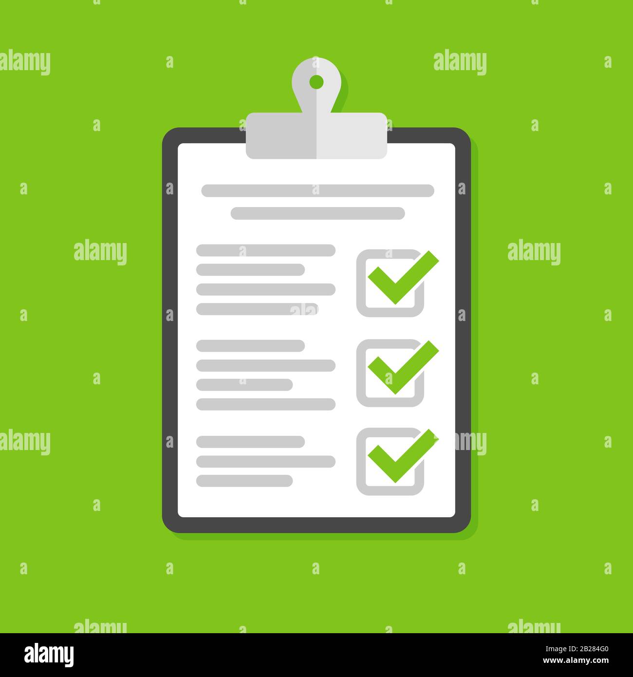 Icon clipboard checklist vector icon Stock Vector Image & Art - Alamy