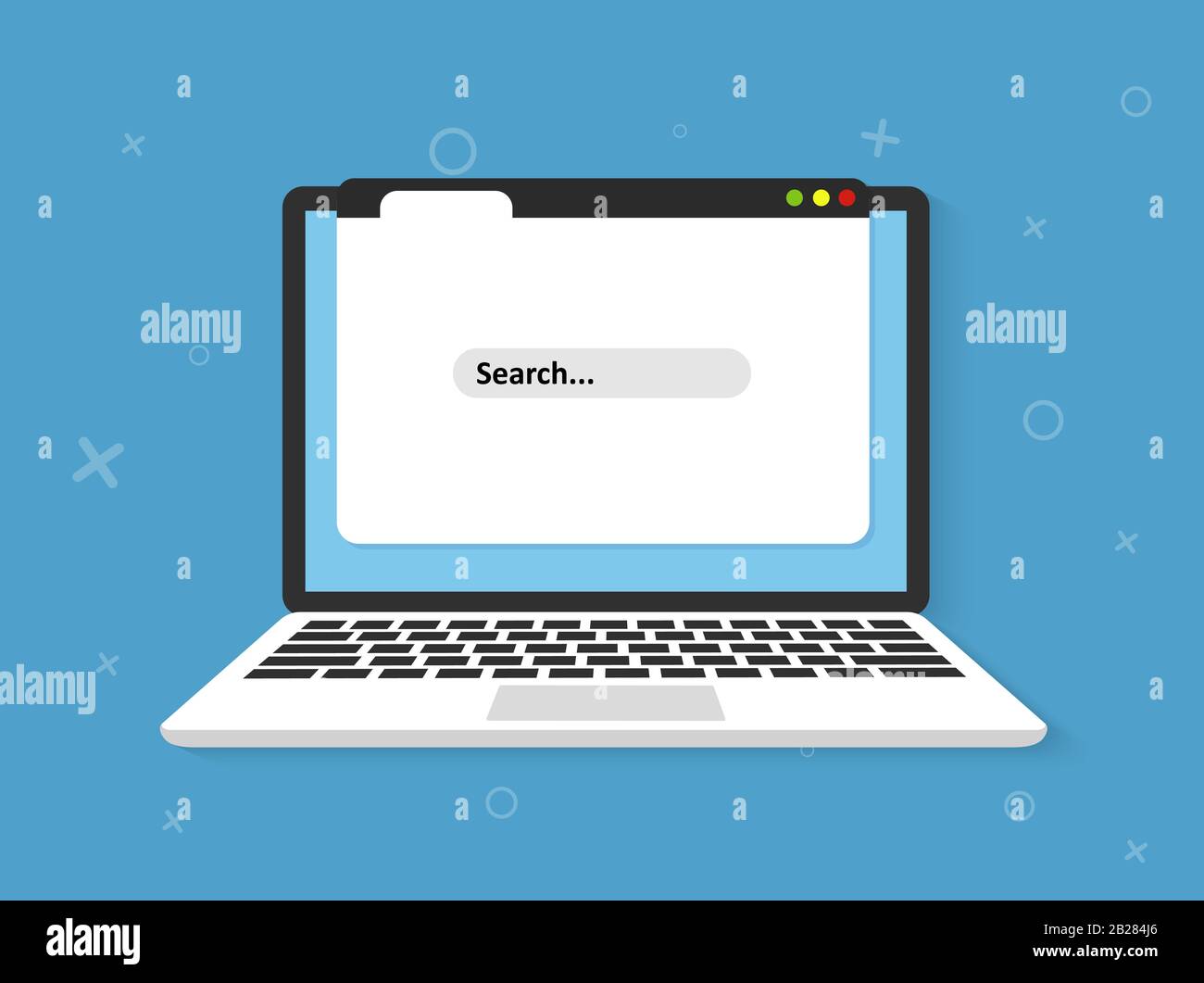 Laptop vector illustration hi-res stock photography and images - Alamy