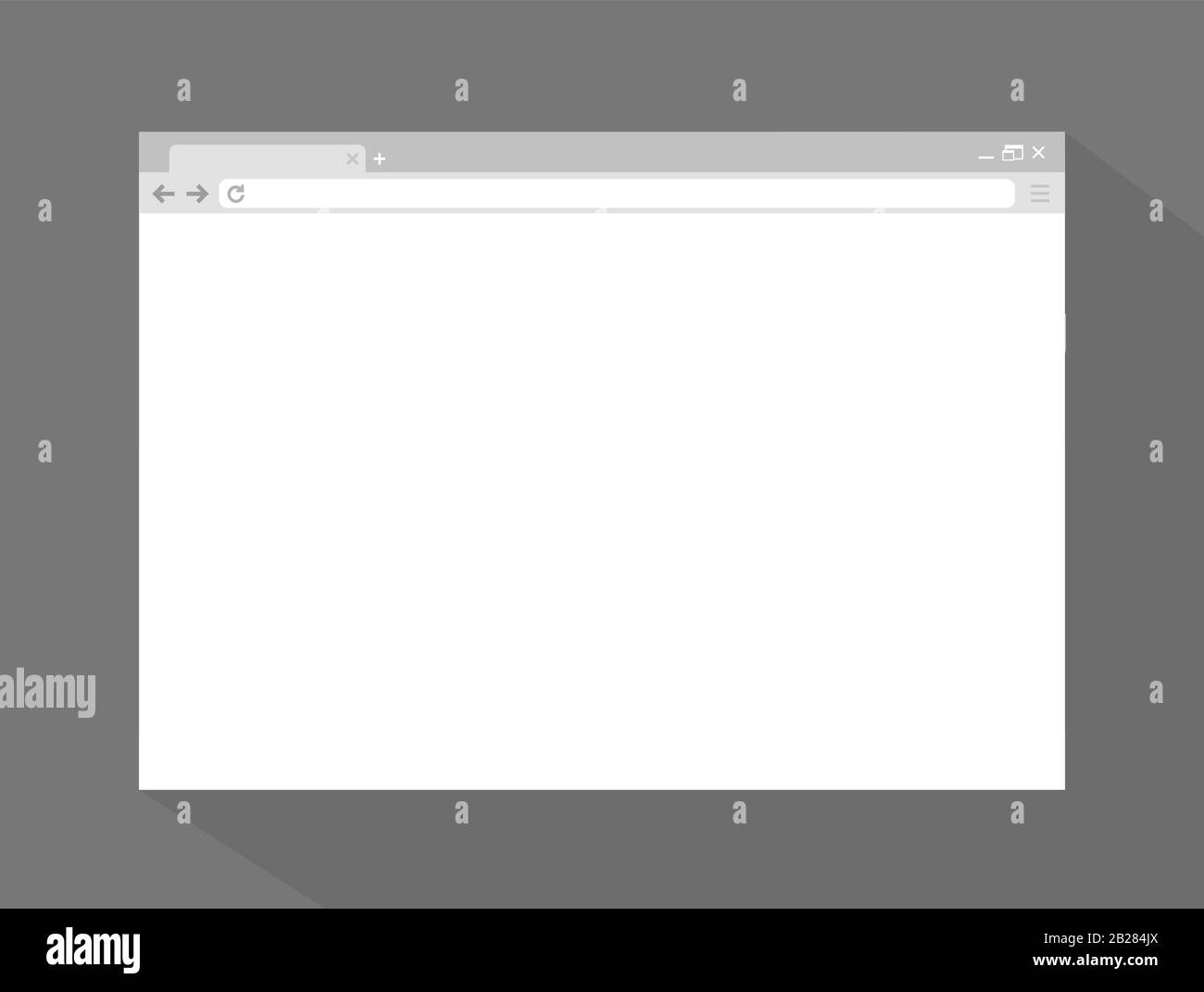 Browser window in flat style Stock Vector Image & Art - Alamy