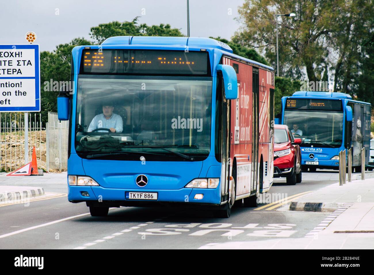 Bus station paphos hi-res stock photography and images - Alamy
