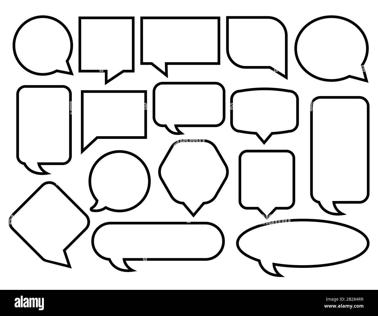 Cartoon illustration gossip Black and White Stock Photos & Images - Alamy