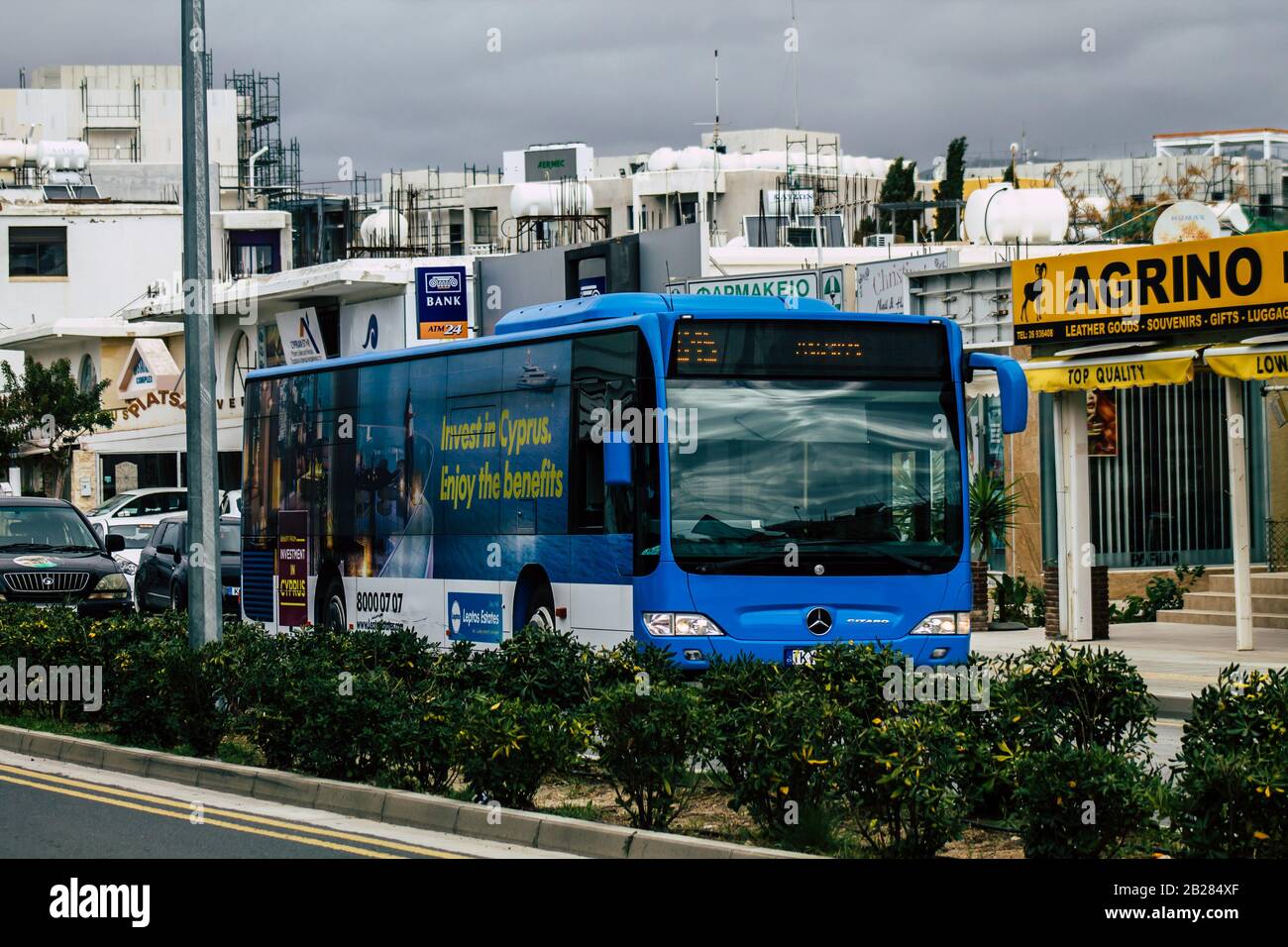 Cyprus village bus hi-res stock photography and images - Alamy