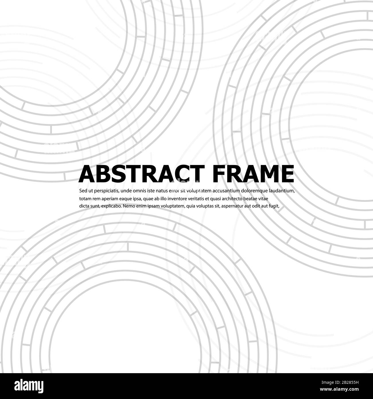 Abstract technology round frame. Vector illutration Stock Vector Image ...