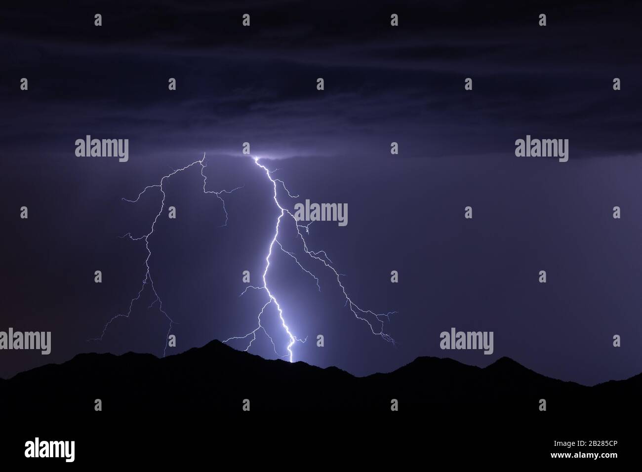 Cloud To Ground Lightning Strike