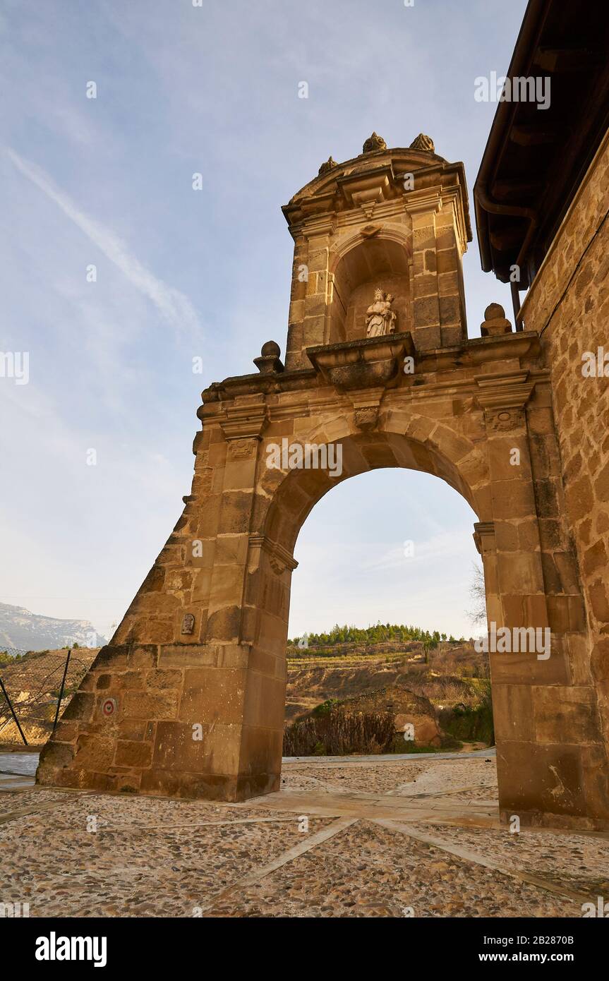 Arch buttress of the Ermita del Santo Cristo gothic and romanesque ...