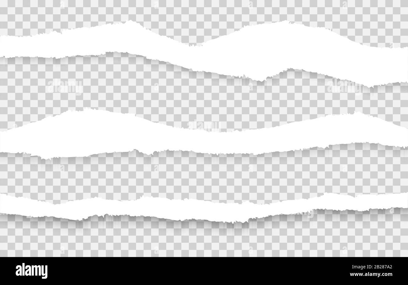 Torn paper set vector, layered. Vector illustration Stock Vector Image ...