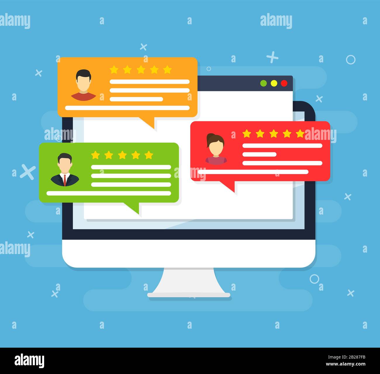 Digital user feedback vector vectors hi-res stock photography and ...