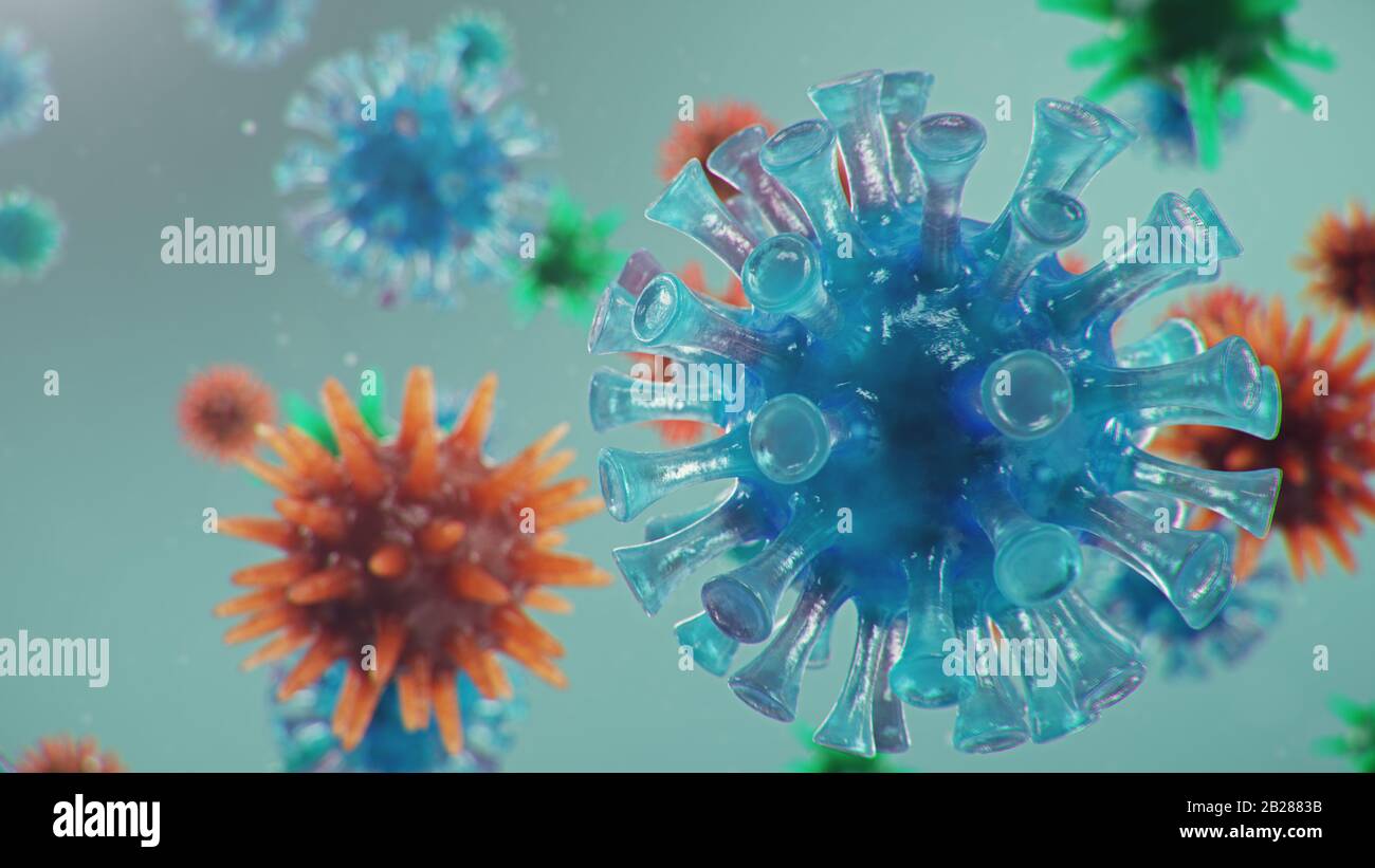 Coronavirus outbreak. Pathogen affecting the respiratory tract. COVID ...