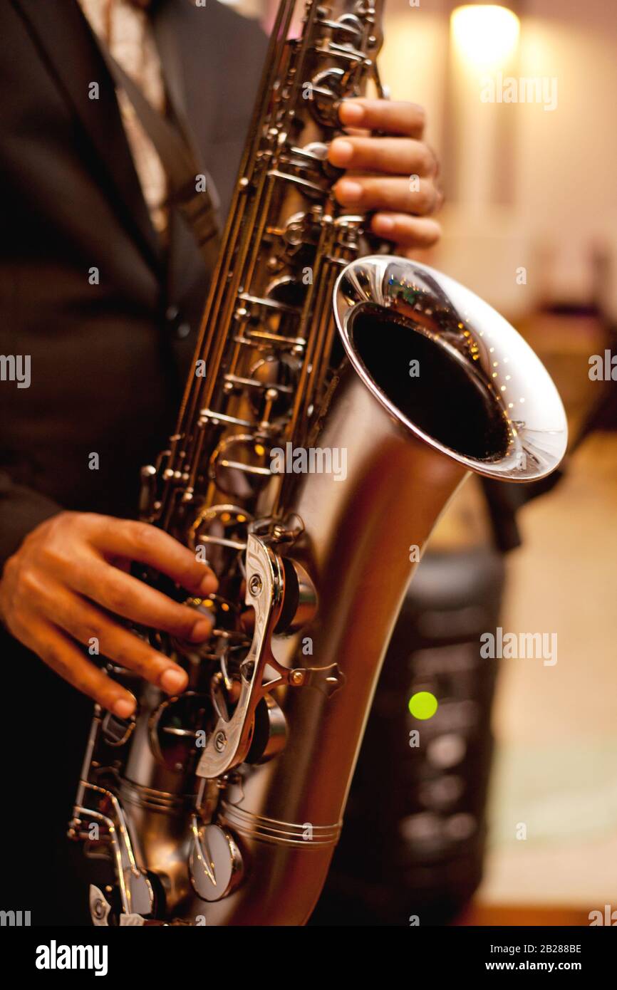 American musician sax hi-res stock photography and images - Alamy