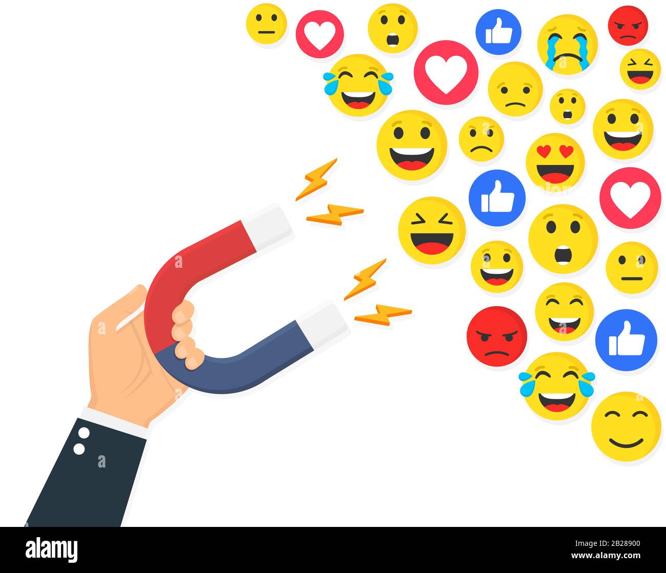 Magnet media Stock Vector Images - Alamy