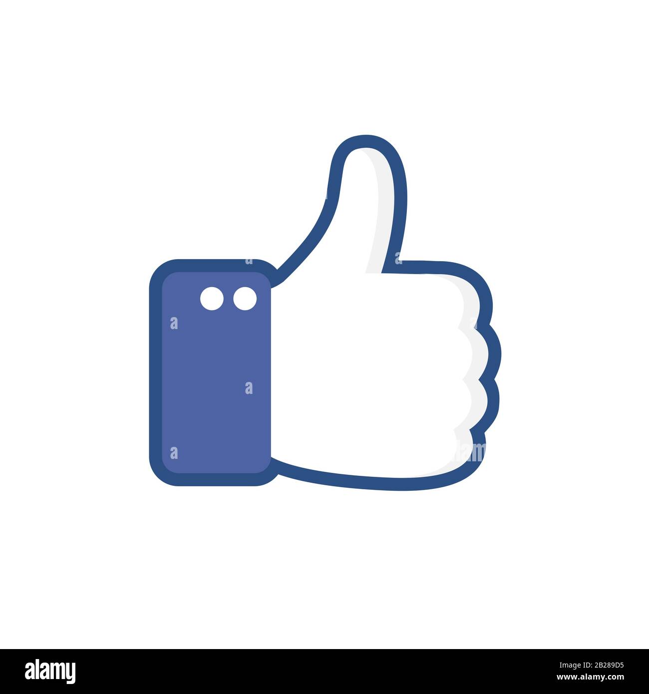 Website follow like share Stock Vector Images - Alamy