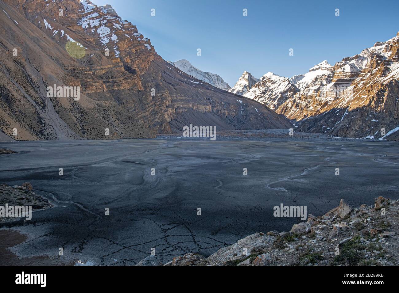 Mane Village, Sopona Lake, dry season, Himachal Pradesh Stock Photo - Alamy