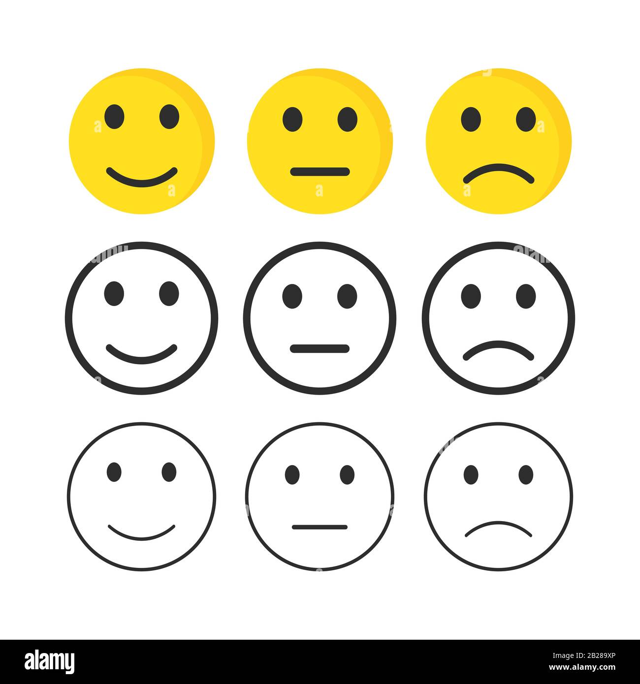 Sad and happy face icon Stock Vector Image & Art - Alamy