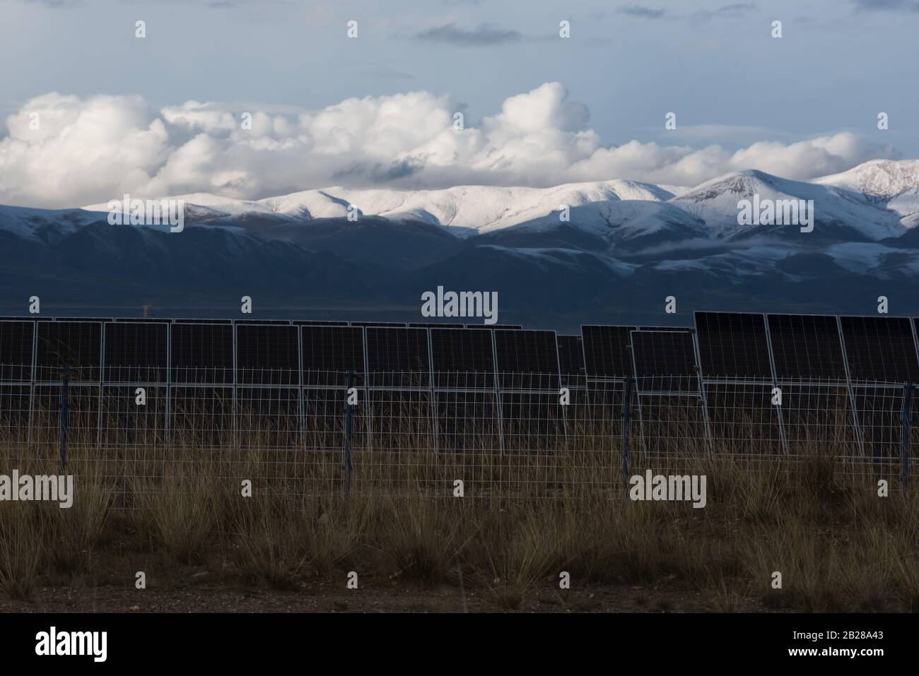 view of a photovoltaic power station Stock Photo - Alamy