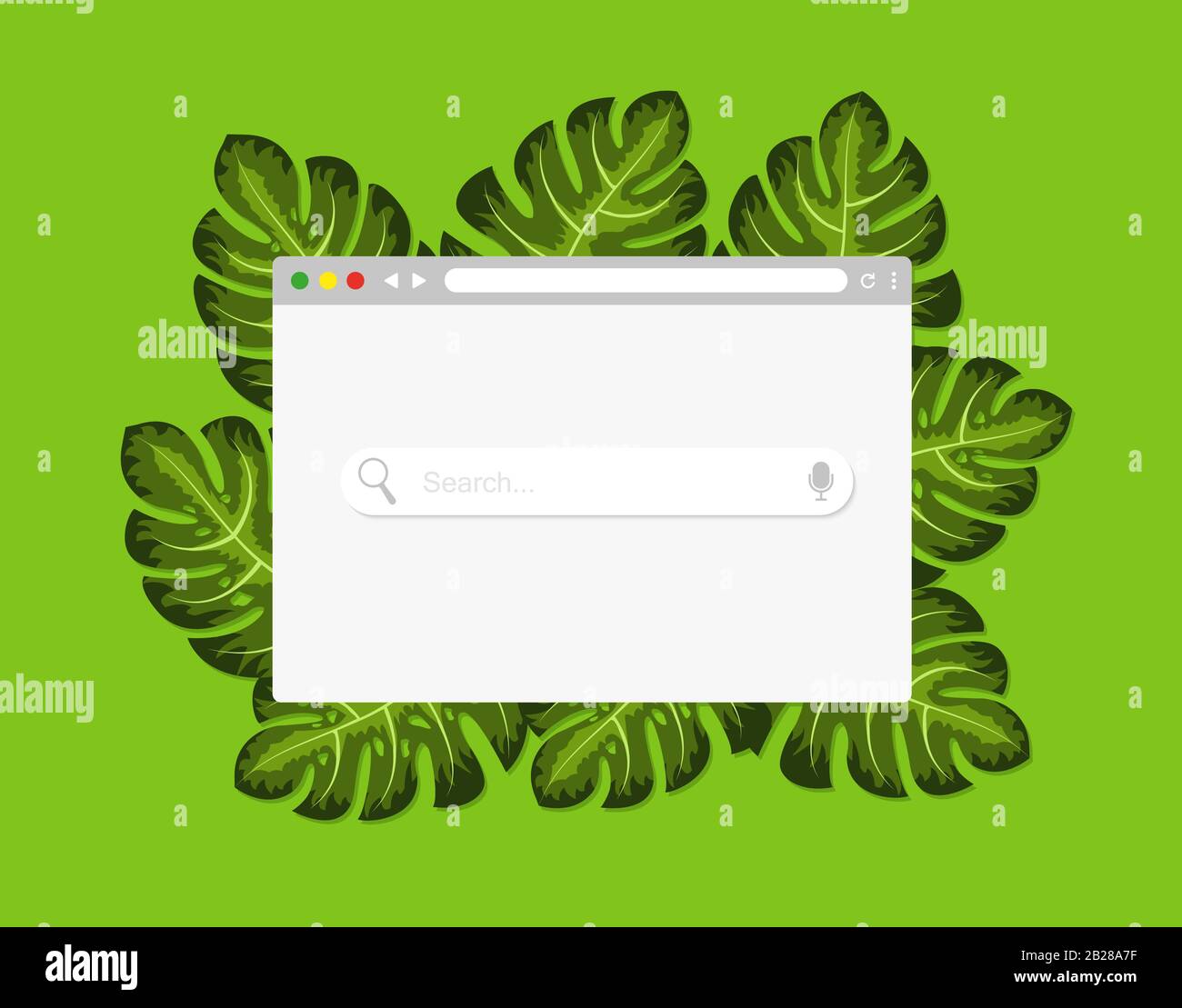 Browser window and Stock Vector Image & Art - Alamy