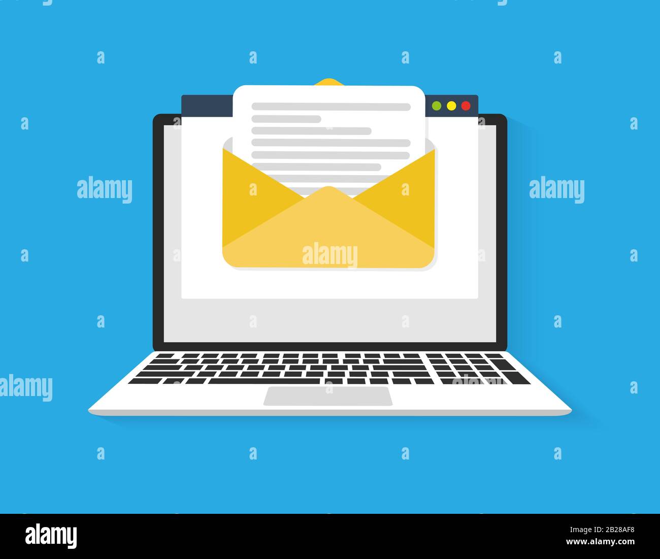Email icon Stock Vector Images - Alamy