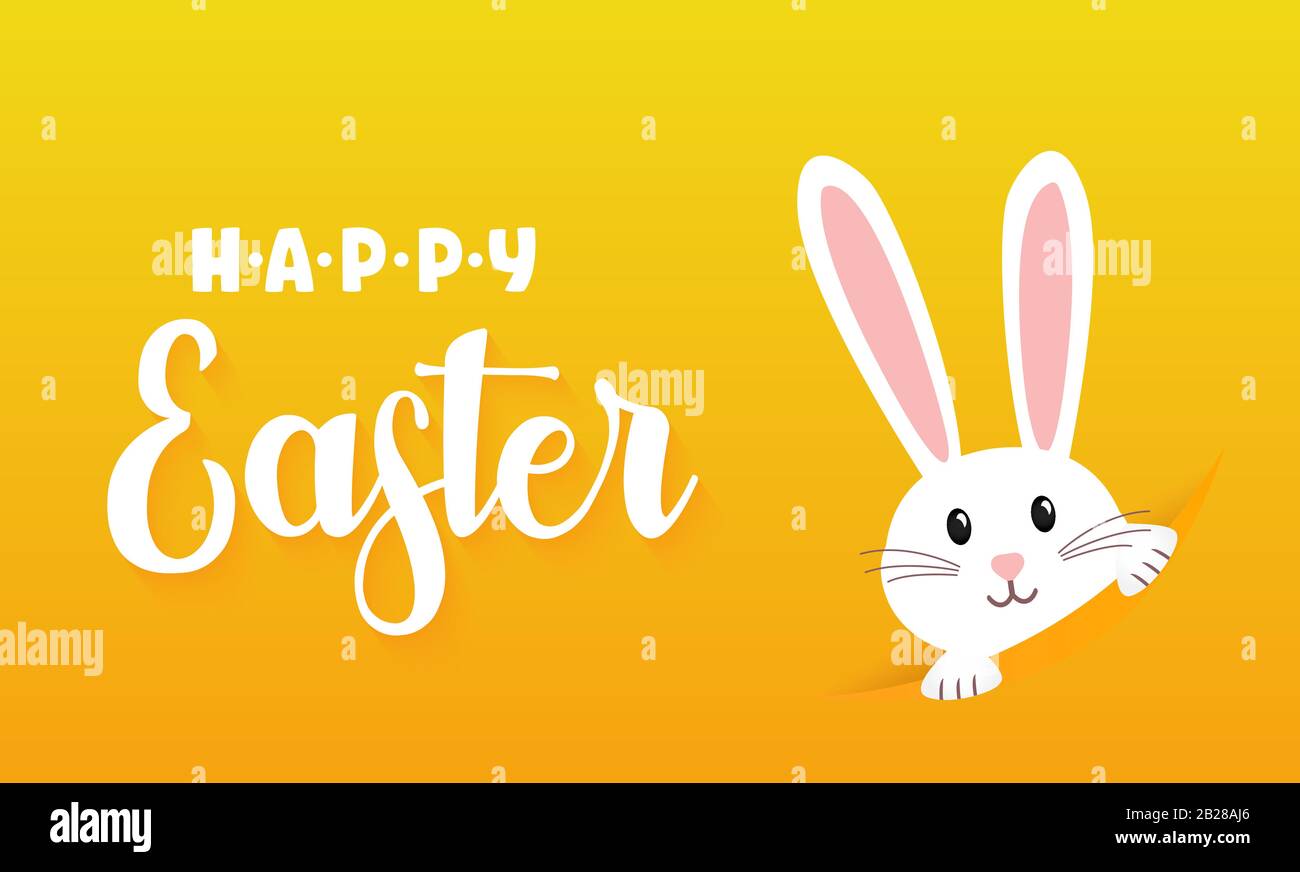 Easter rabbit, easter Bunny. Vector illustration Stock Vector Image ...