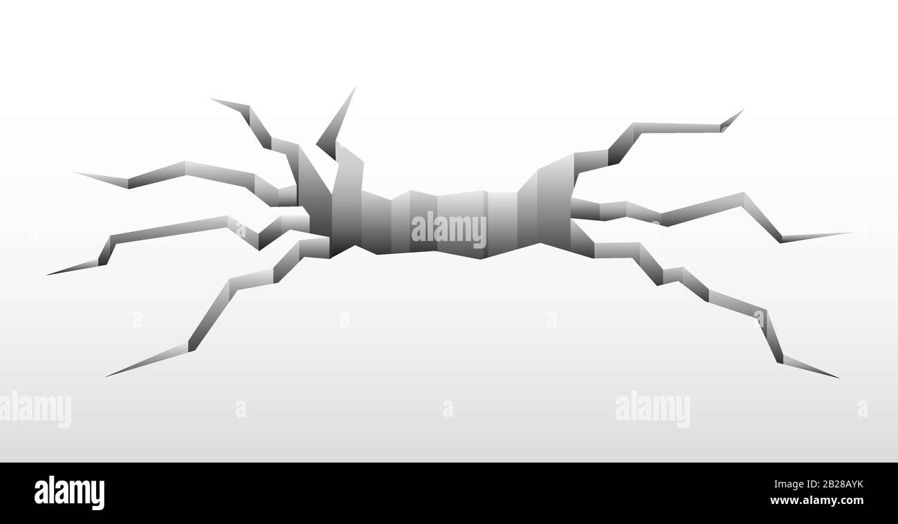 Cracked ground background. Vector illustration Stock Vector Image & Art ...