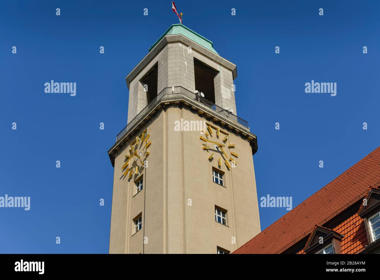 Rathaus Spandau, Rathausturm, Carl-Schurz-Straße, Spandau, Berlin ...