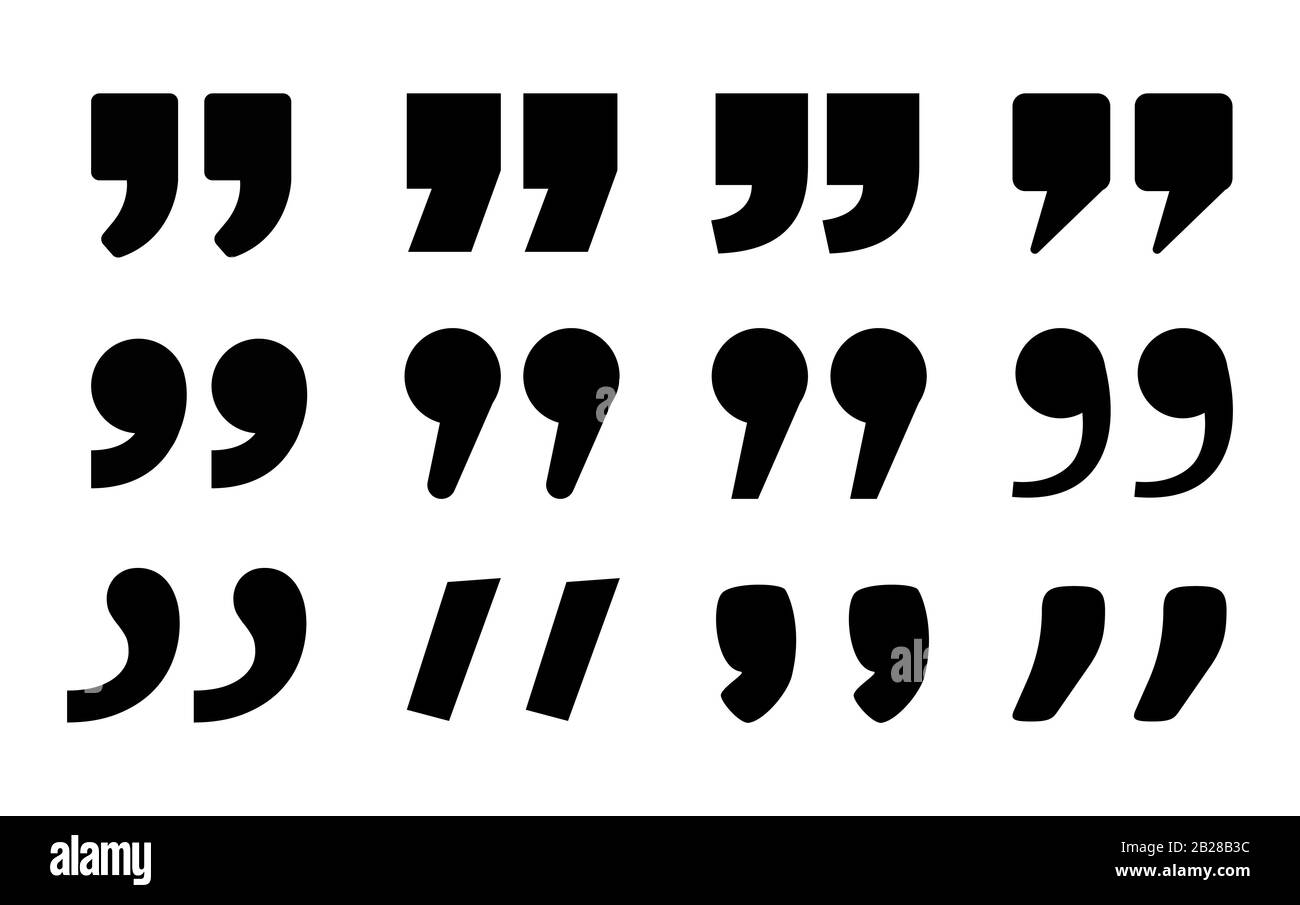Quotation marks hi-res stock photography and images - Alamy