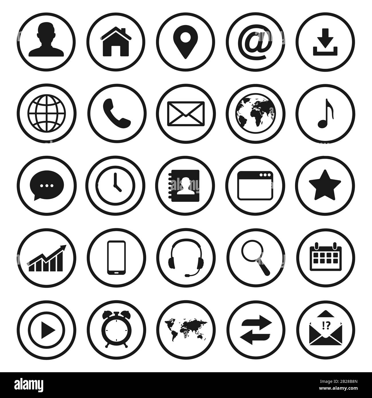 Contact us icons. Web icon set. Vector illustration Stock Vector Image ... Contact us icons. Web icon set. Vector illustration Stock Vector Image ...