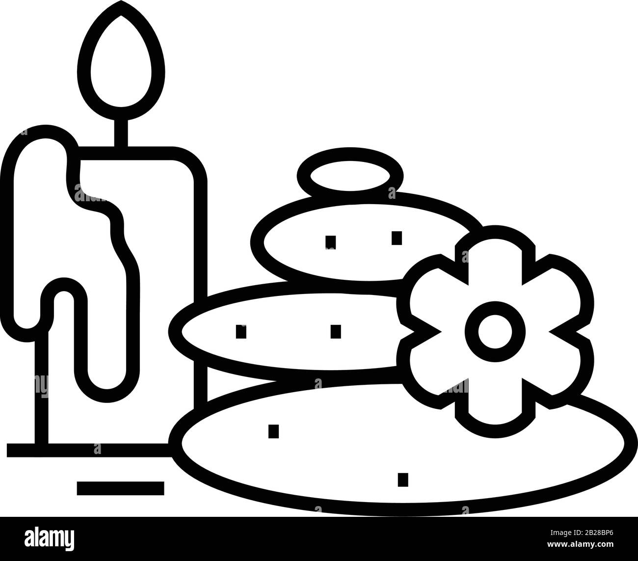 Romantic dinner line icon, concept sign, outline vector illustration, linear symbol Stock Vector ...