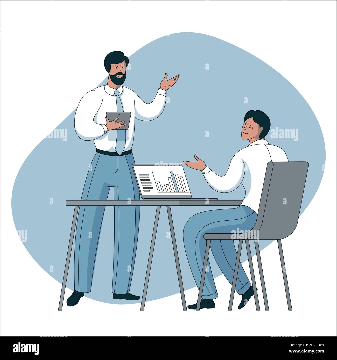 Business teamwork coworkers in Stock Vector Images - Alamy