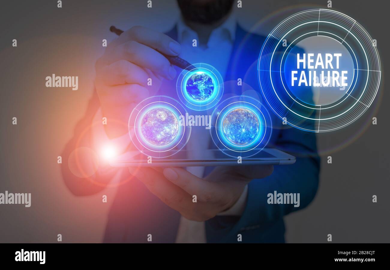 Conceptual hand writing showing Heart Failure. Concept meaning the ...