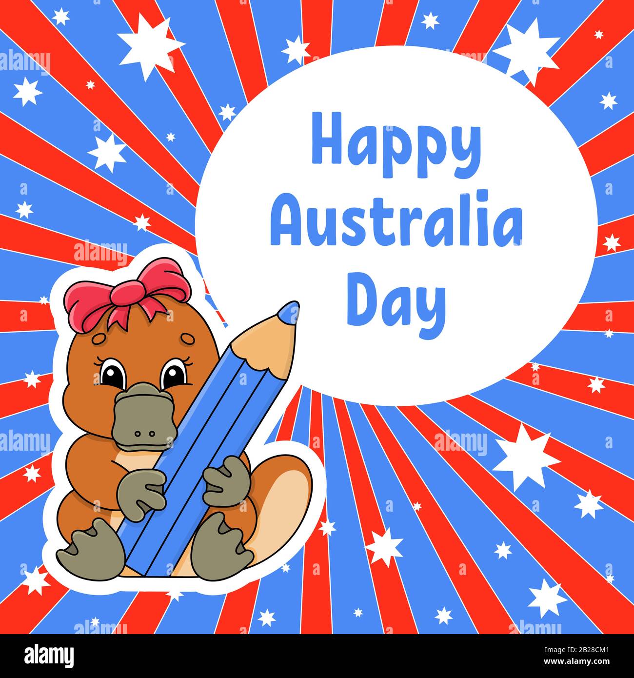 Cartoon background in blue color Stock Vector Images - Alamy