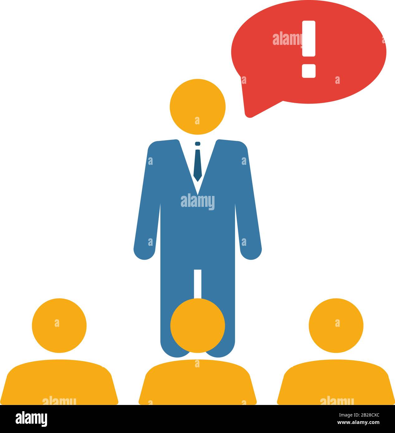 Expert Opinion icon. Flat creative element from business management ...