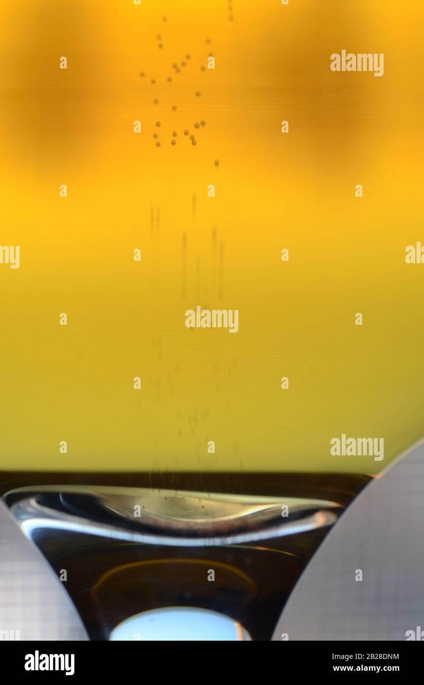 BREW HOUSE: A close up of a cold glass of beer with condensation water ...