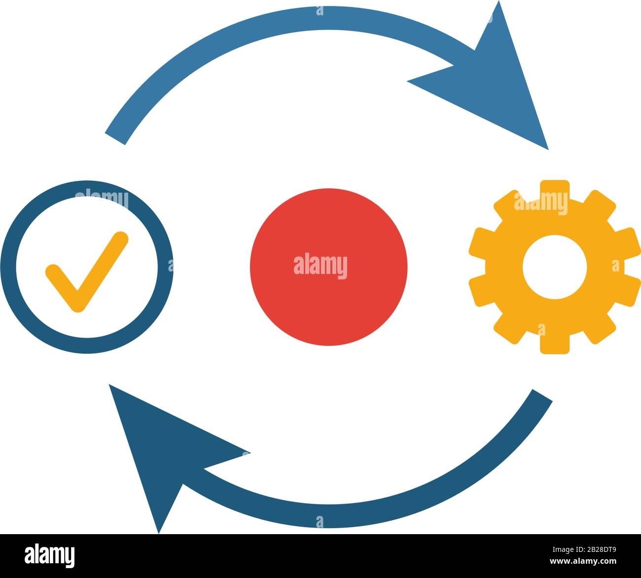 Control icon. Flat creative element from business management icons ...