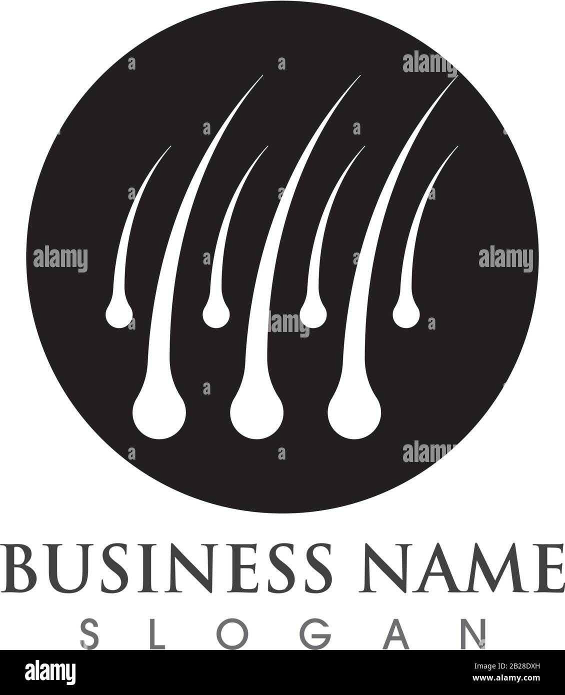 Hair treatments vector icon. Illustration design template Stock Vector ...