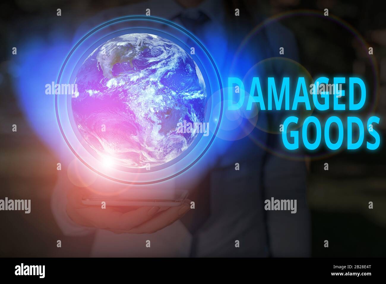 Handwriting text writing Damaged Goods. Conceptual photo Products or ...