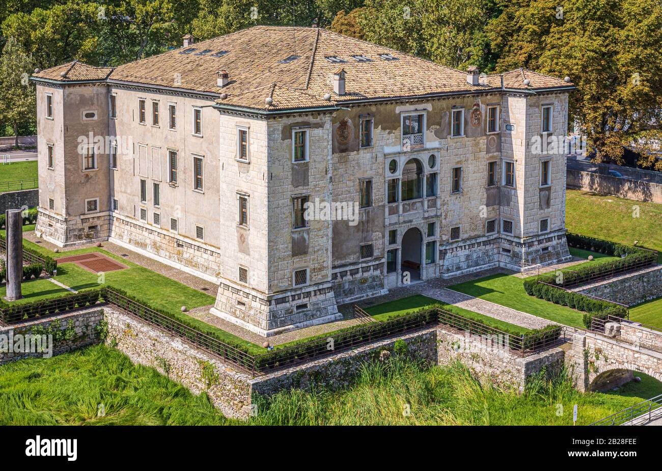The Albere Palace is a Renaissance villa-fortress in Trento, Trentino ...