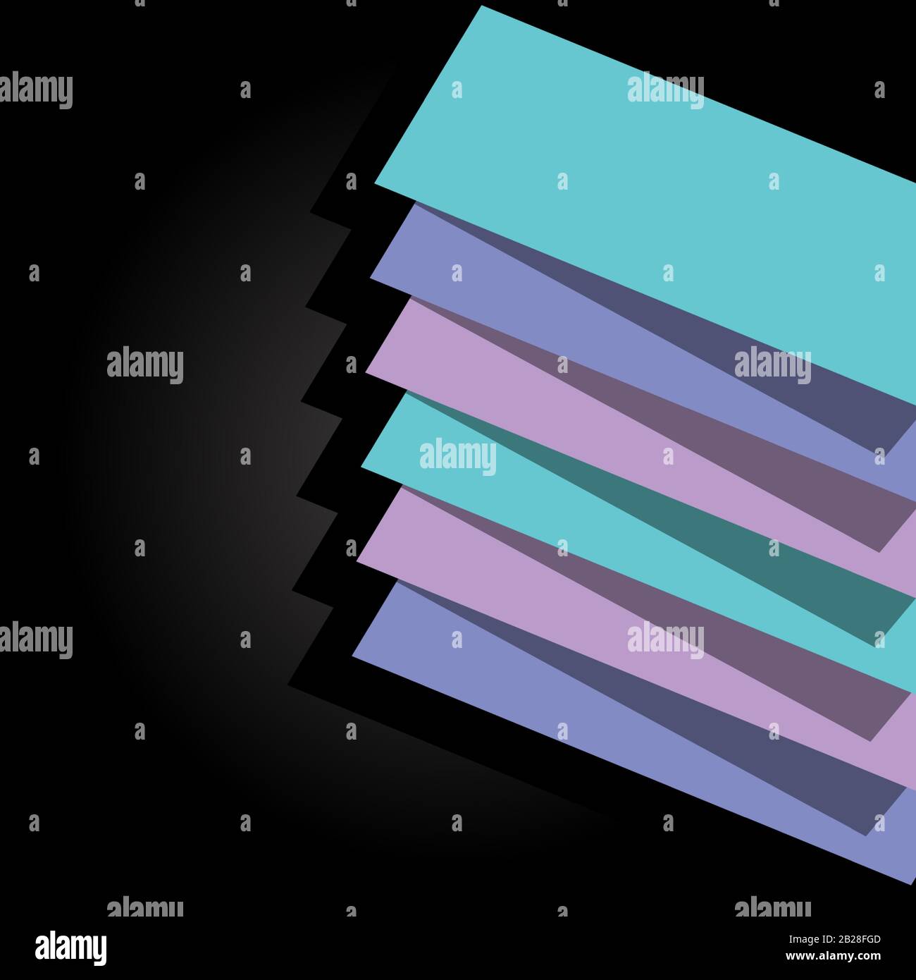 overlapping vector background paper in black. illustration design Stock ...