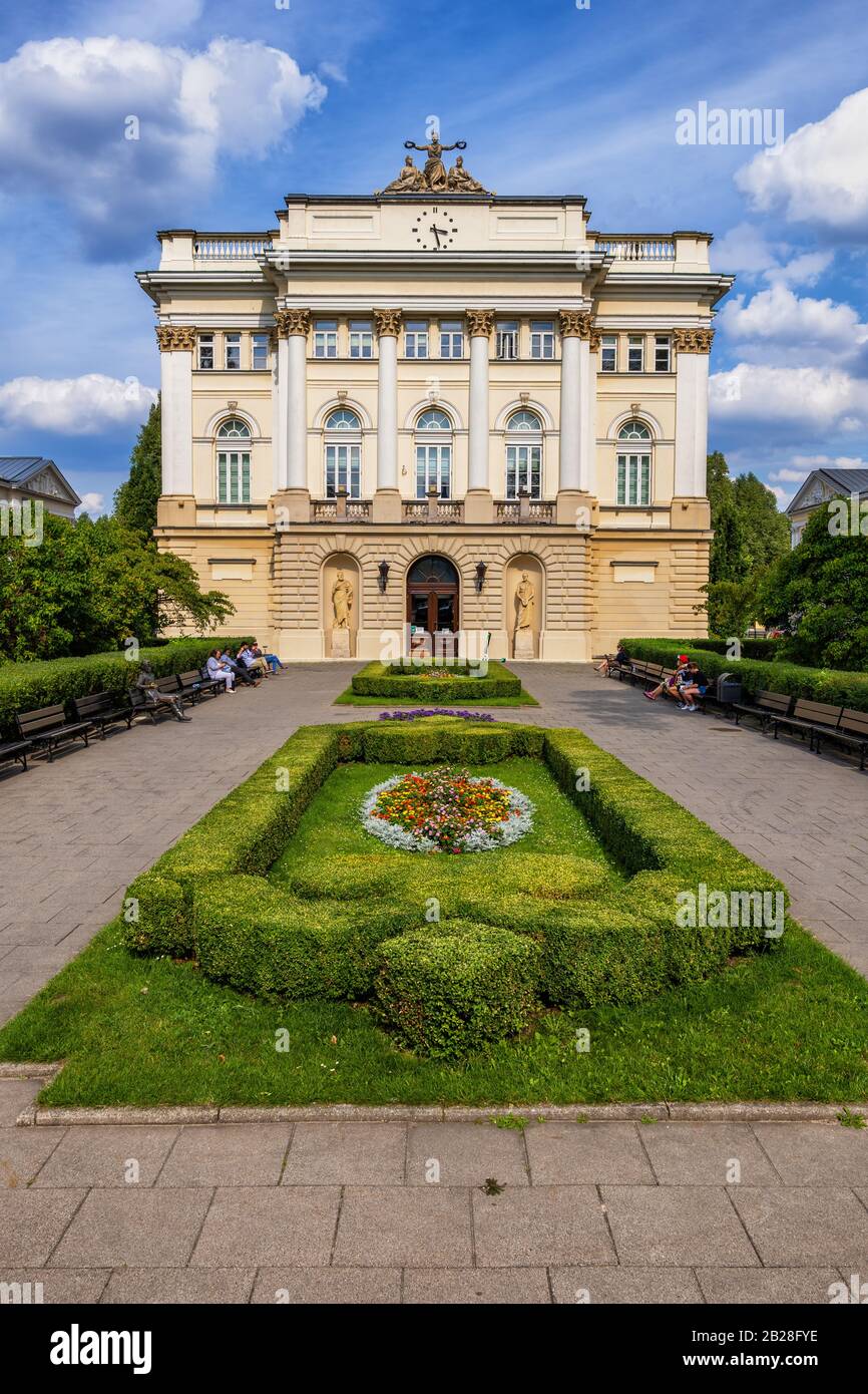 Warsaw, Poland - August 13, 2019: Collegium Novum - the Old Library ...