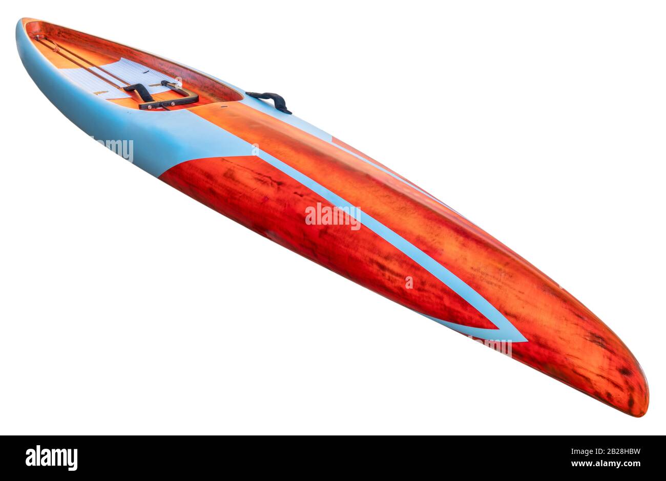 long and narrow flatwater racing stand up paddleboard with rudder ...