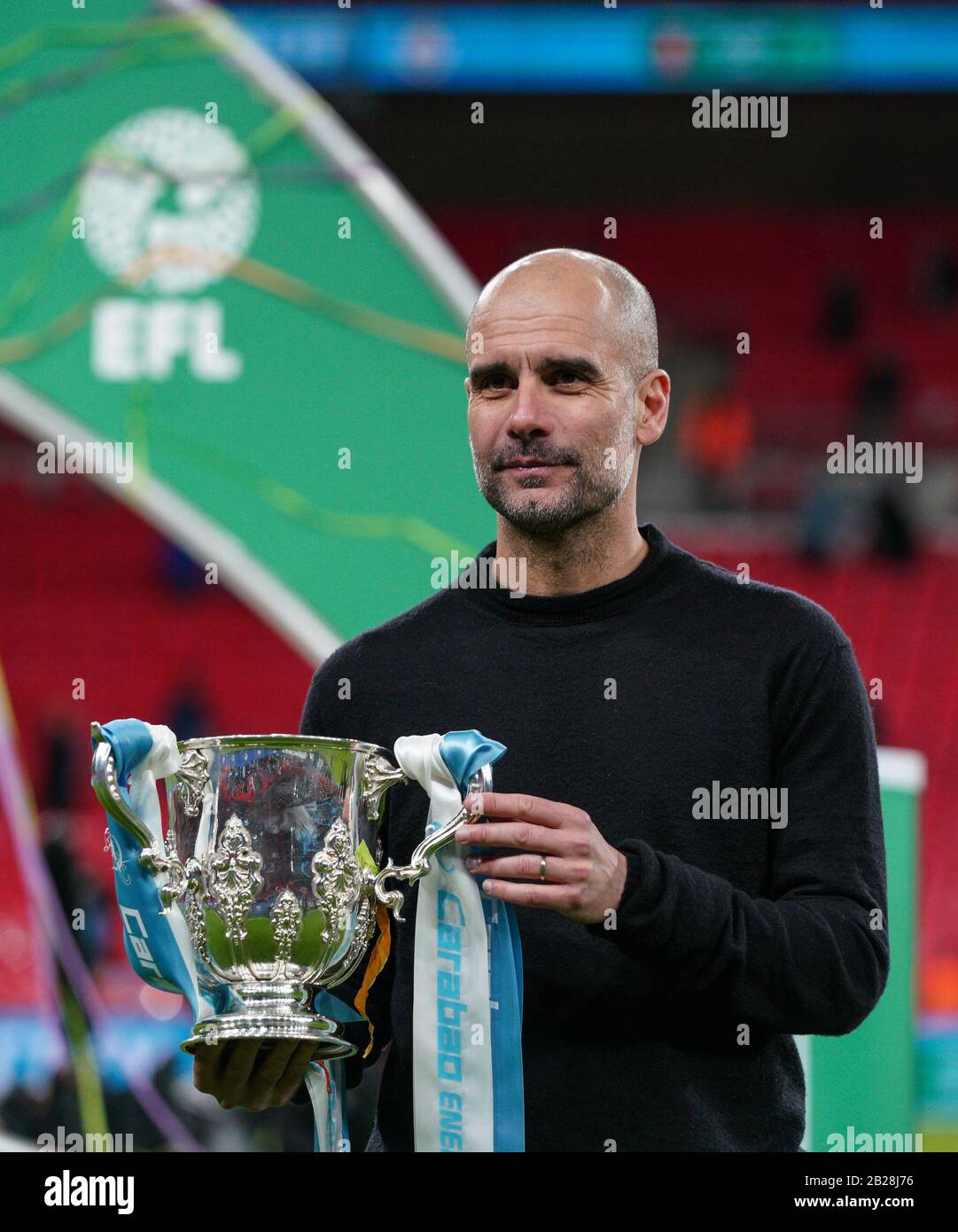 Pep guardiola trophy hi-res stock photography and images - Alamy