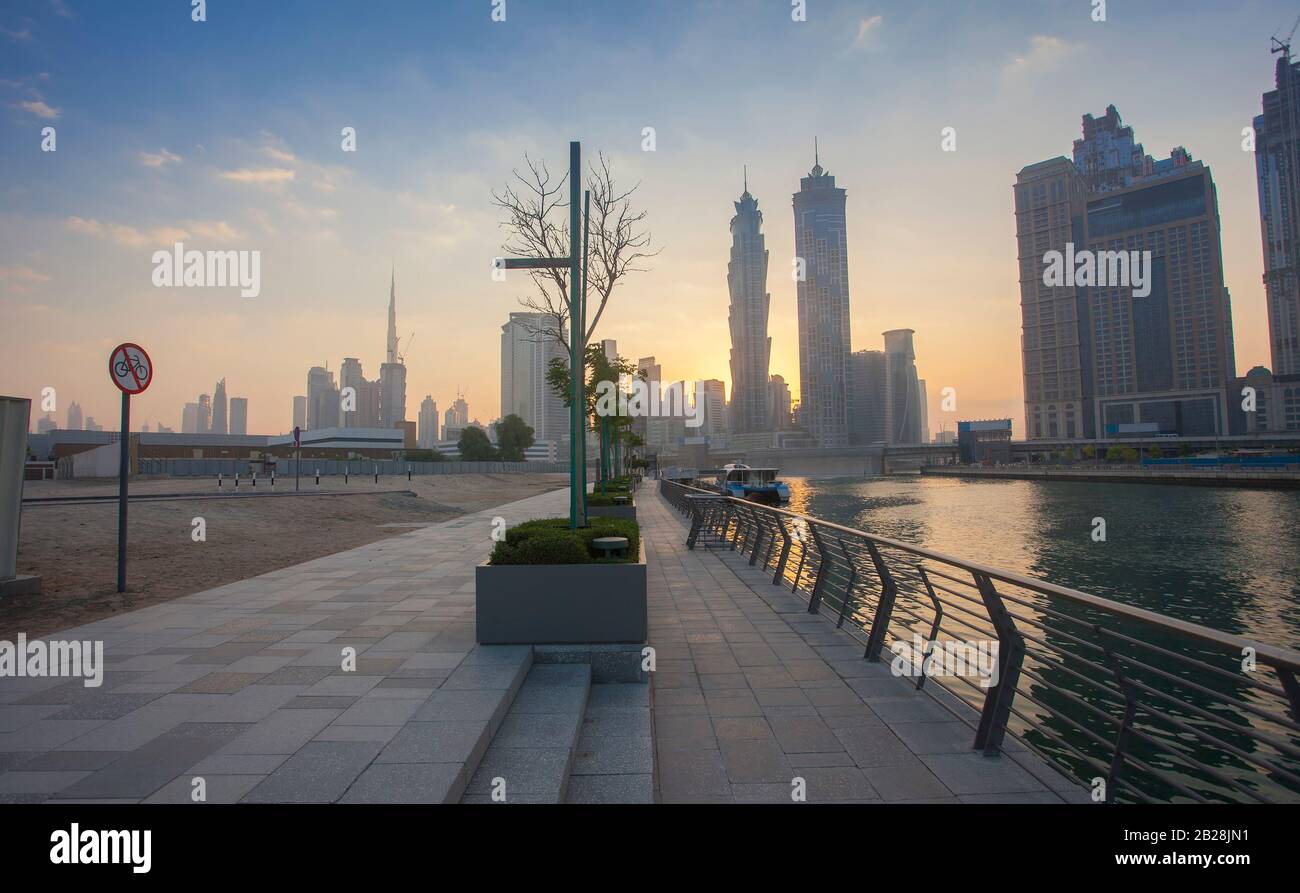 Dubai downtown in the morning light hi-res stock photography and images ...