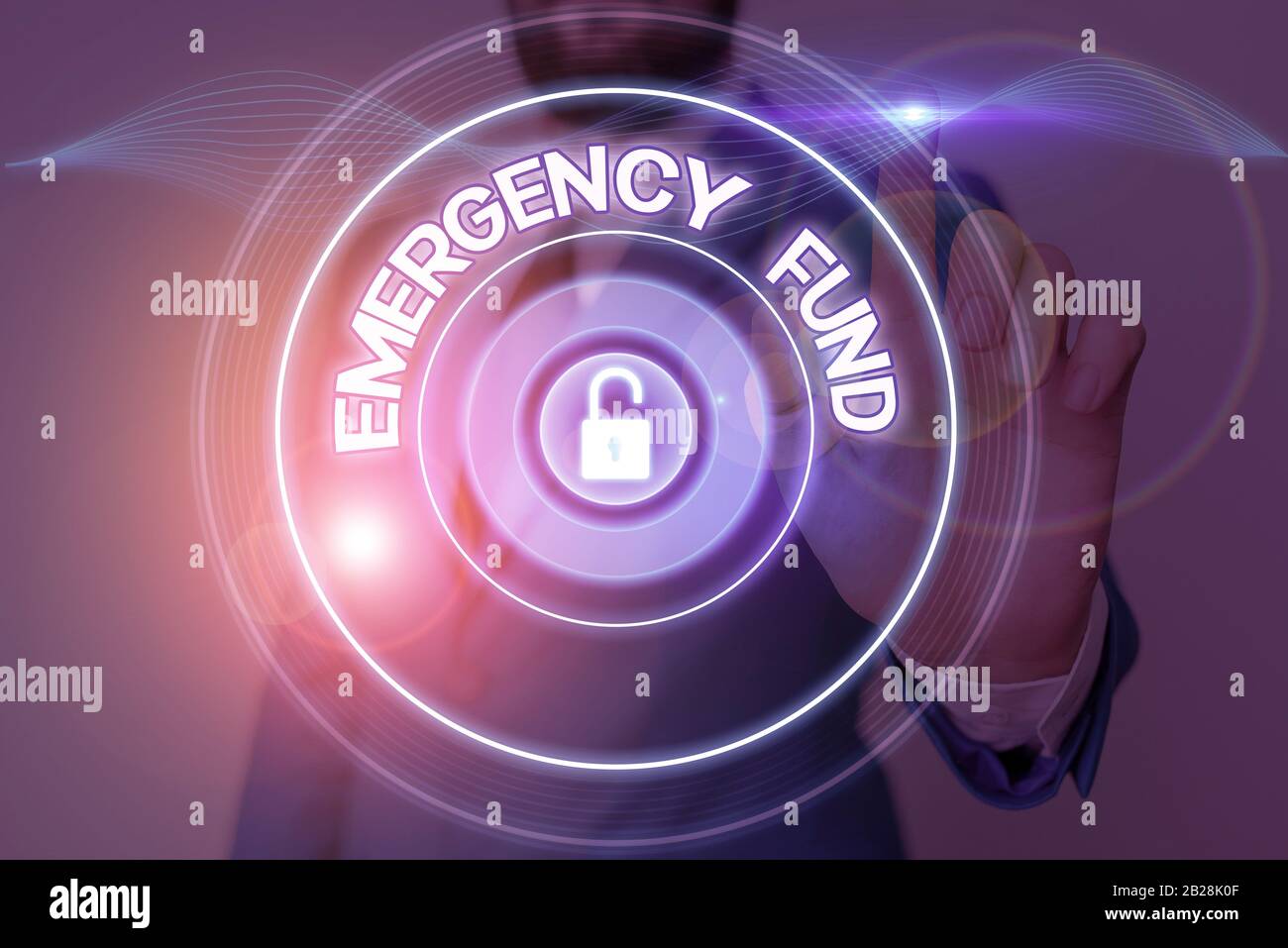 Text sign showing Emergency Fund. Business photo showcasing Money which ...