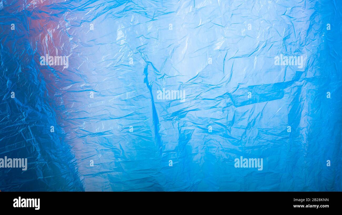 texture of crumpled or torn plastic bag. recycle concept Stock Photo ...