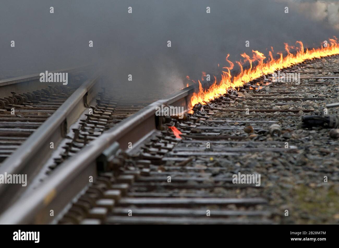 Bullhead rail hi-res stock photography and images - Alamy