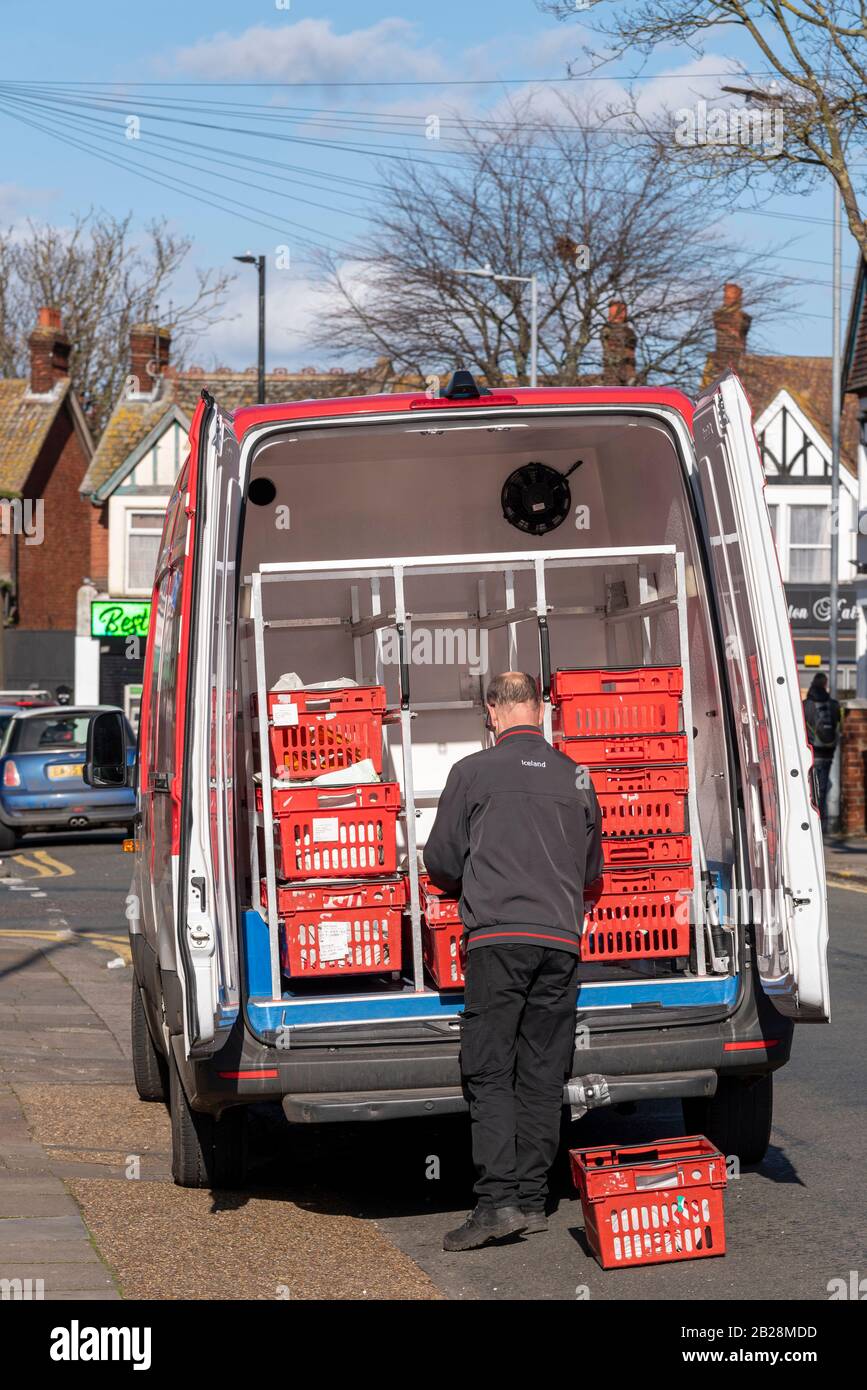 Iceland delivery van hi-res stock photography and images - Alamy