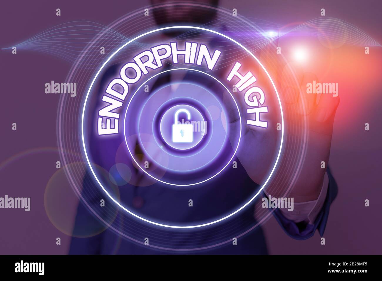 Endorphins molecular structure hi-res stock photography and images - Alamy