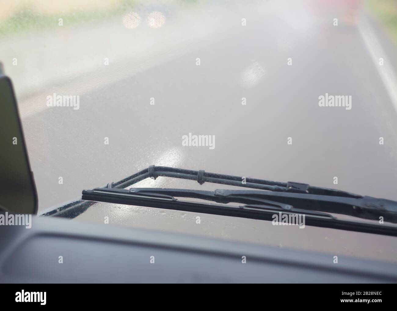Windscreen inside car wiper hi-res stock photography and images - Alamy